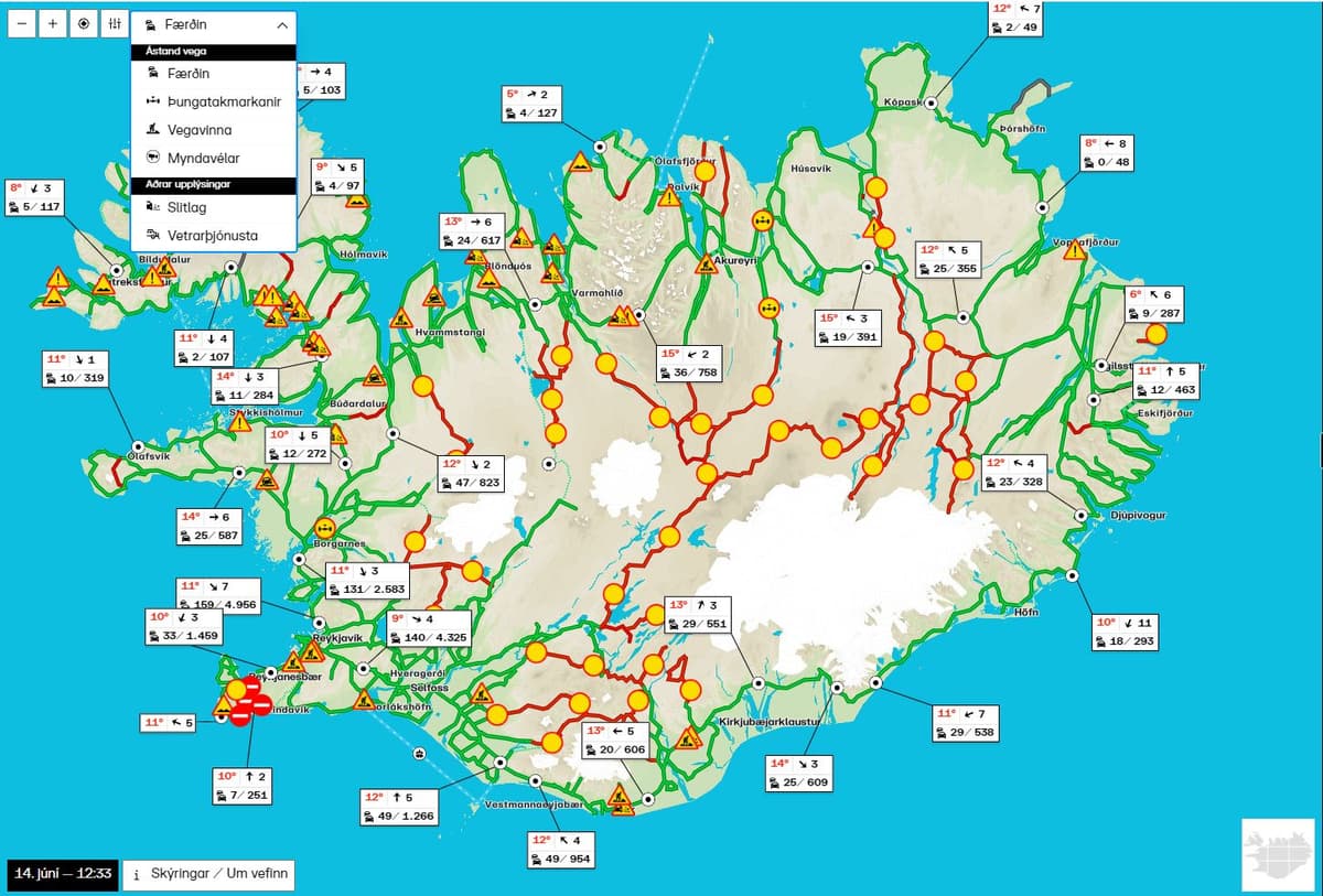 Umferdin.is uppfærð – Vegagerðin
